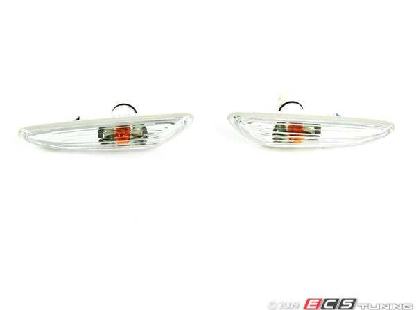 Genuine BMW - 63137165915/916 - Clear Fender Side Marker Set