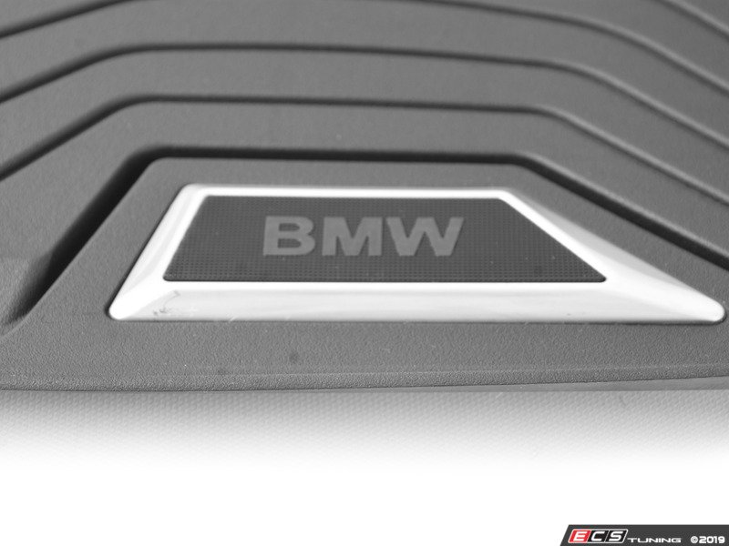 Genuine BMW - 51472462750 - Front Rubber Floor Mat Set (51-47-2-462-750)