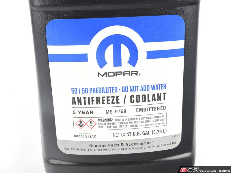 Mopar - 68051212AC - 50/50 Coolant / Antifreeze - 1 Gallon