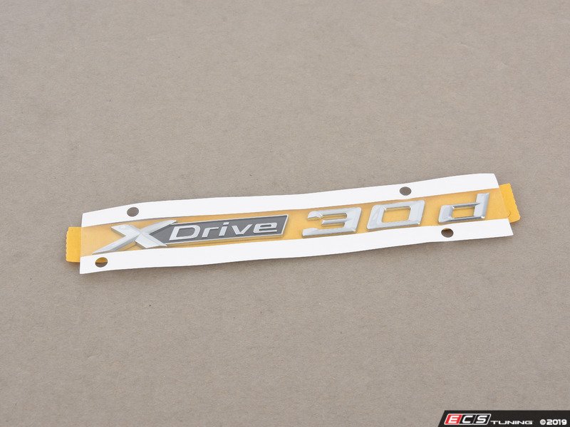Genuine BMW - 51147345063 - F15 Model Emblem - X Drive 30D (51-14-7-345 ...