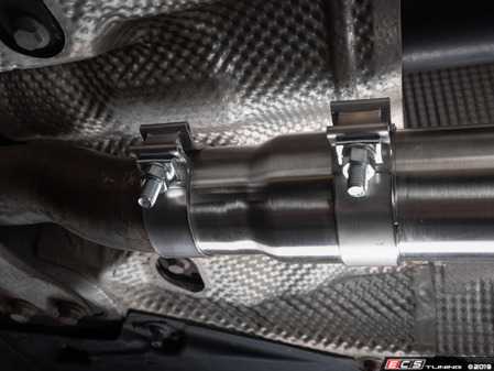 ECS - 021617ecs02KT1 - B8 2.0T T304 Stainless Steel 3.0" Downpipe