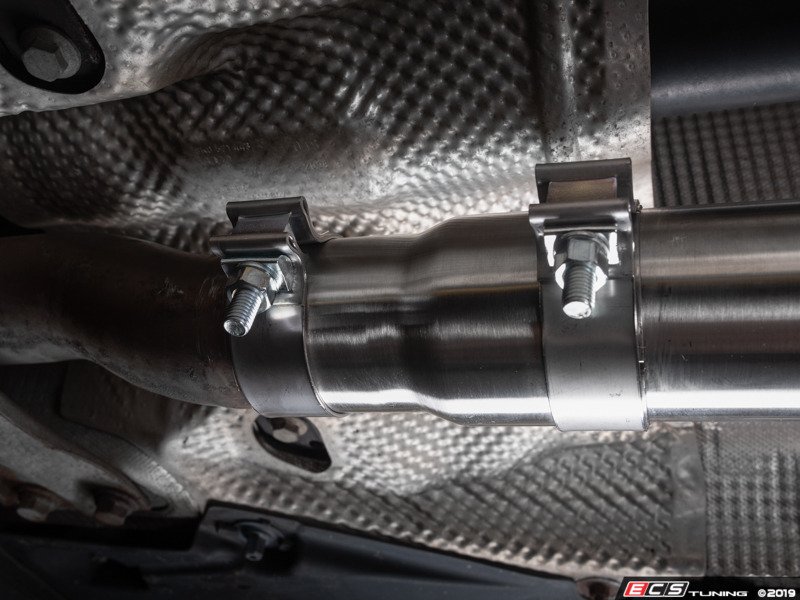 ECS - 021617ecs02KT1 - B8 2.0T T304 Stainless Steel 3.0" Downpipe