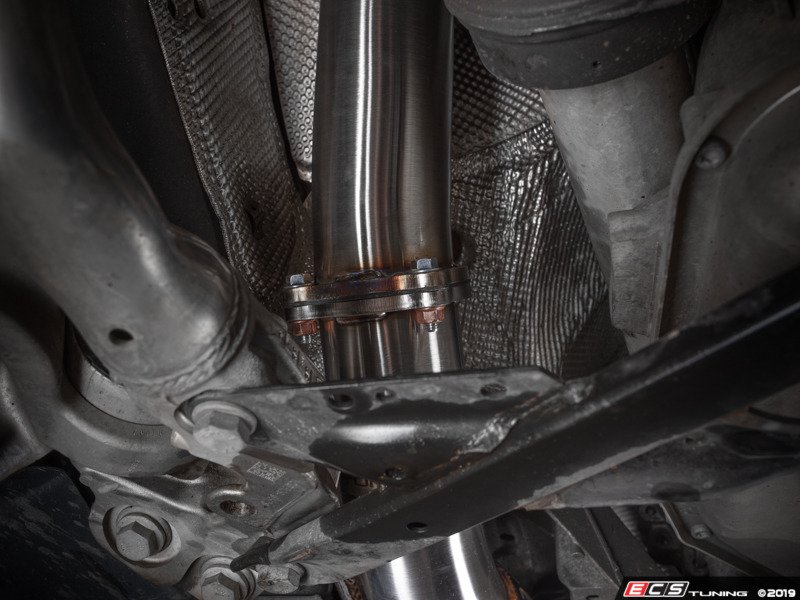 ECS - 021617ecs02KT1 - B8 2.0T T304 Stainless Steel 3.0" Downpipe