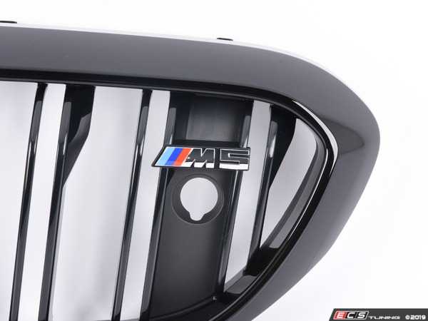 Genuine BMW - 51138076043 - Front Grill - Left (51-13-8-076-043)
