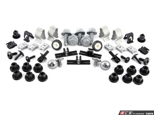 Genuine Volkswagen Audi - 5K6898623 - Rear Bumper Hardware Kit (5K6 898 ...