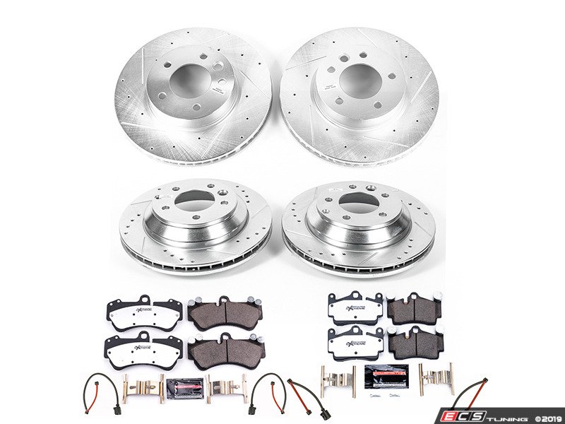 Power Stop - K4495-26 - Z26 Extreme Street Brake Kit - Front & Rear ...