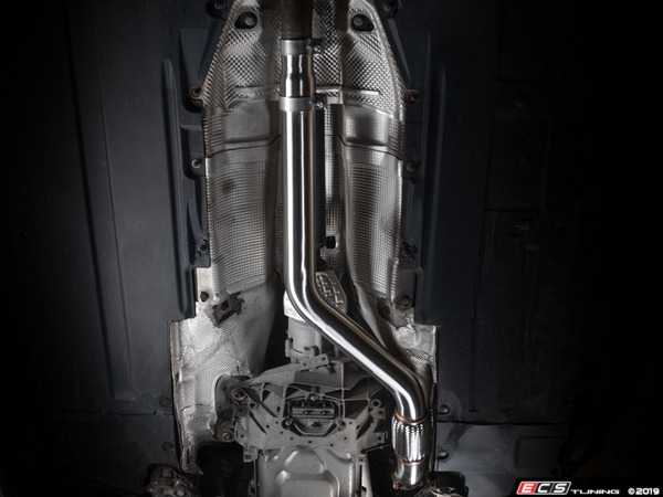 ECS - 021617ecs02KT1 - B8 2.0T T304 Stainless Steel 3.0" Downpipe