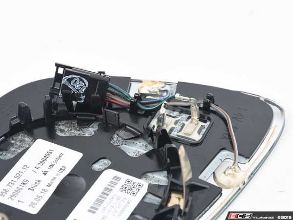 Genuine Porsche - 95873152112 - OEM Mirror Glass - Flat