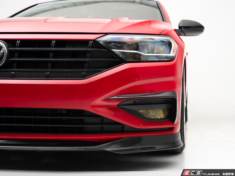 ECS - 027359ecs01KT - MK7 Jetta Carbon Fiber Front Lip Spoiler