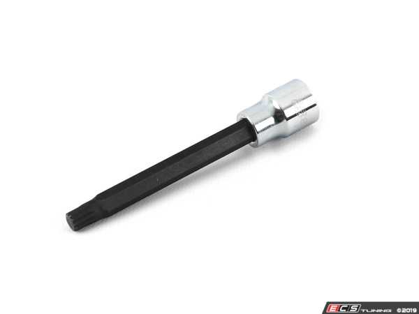 VIM Tools - XZN408 - 4" Long Bit M8 Triple Square Socket - 3/8" Drive