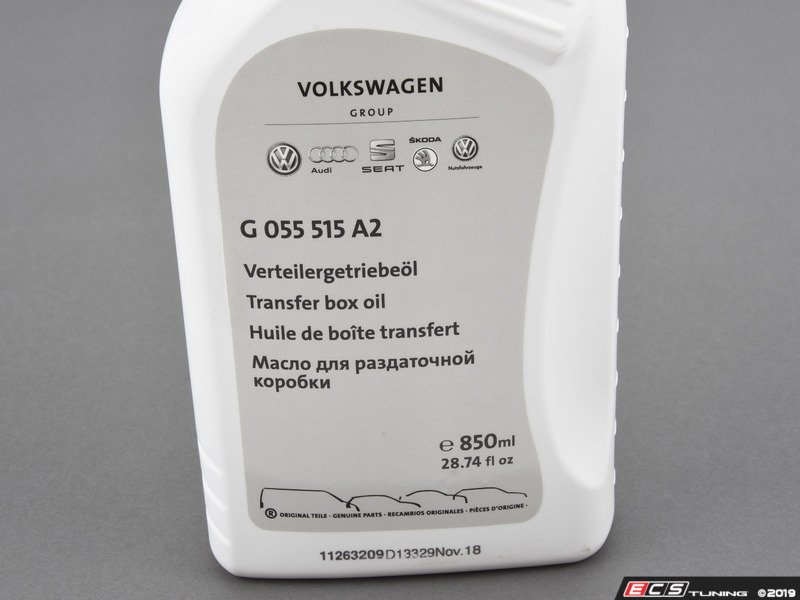 Genuine Volkswagen Audi - G055515A2 - Transfer Case Oil - priced each ...