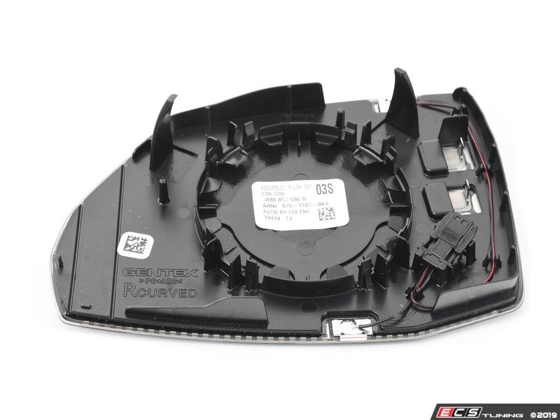 Genuine Volkswagen Audi - 4M0857536G - Mirror Glass - Right (4M0 857 536 G)