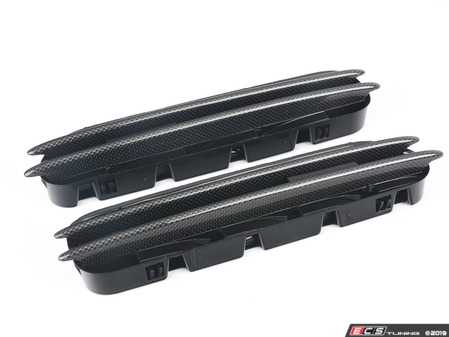 Turner Motorsport - BM-0072-EMB - Carbon Fiber Fender Side Grill Set ...