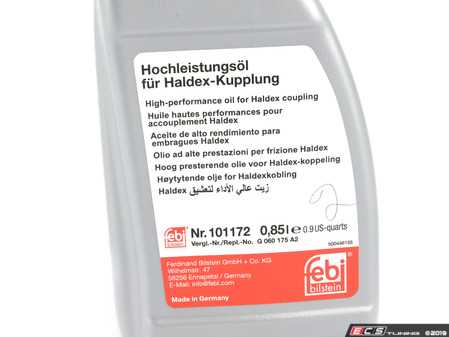 Febi - G060175A2 - High Performance Oil For Haldex Coupling Unit - 850ml