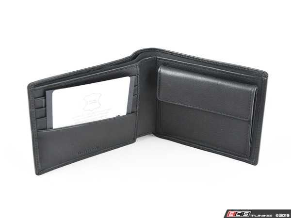 Genuine BMW - 80212454667 - BMW Wallet With Coin Compartment - Black ...