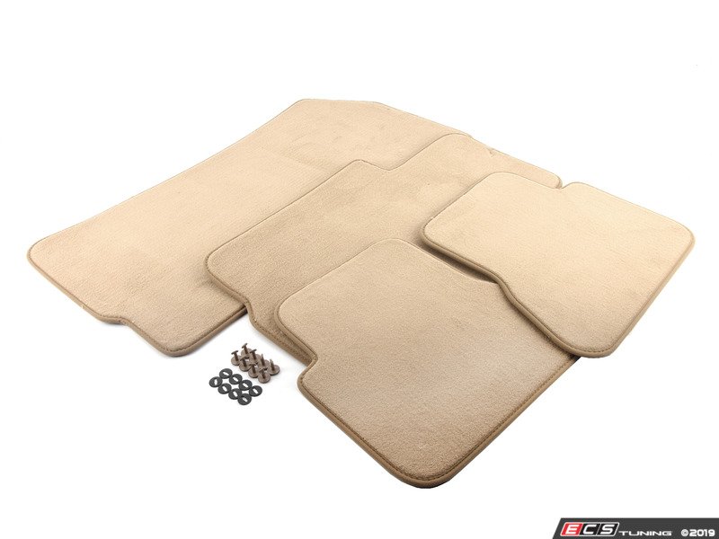 Genuine BMW - 51477007315 - E46 Floor Mat Set - Beige (51-47-7-007-315)