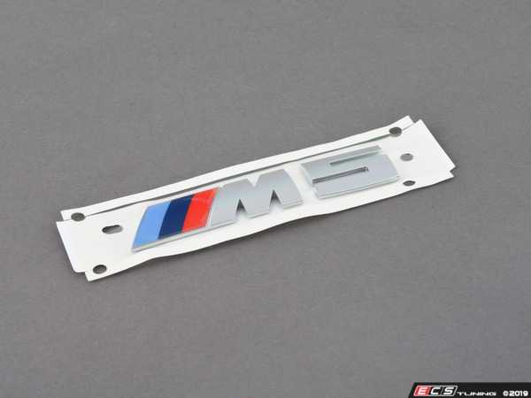 Genuine BMW - 51148063203 - Model Emblem - M5 (51-14-8-063-203)