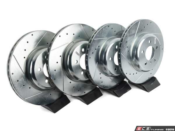 Power Stop - K7436-26 - Z26 Street Warrior Brake Kit - Front and Rear