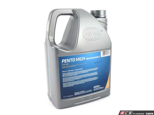 Pentosin - PEN 5W-40 5L - Pento High Performance II Engine Oil (5w-40 ...