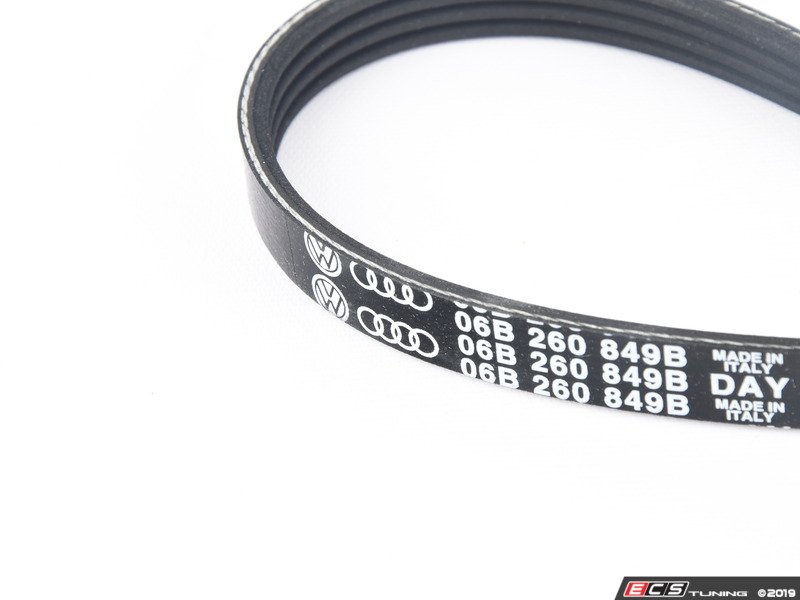 Genuine Volkswagen Audi - 06B260849B - Accessory Belt - A/C Compressor ...