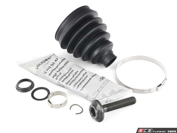 Genuine Volkswagen Audi - 3b0498203gktKT - Front Outer CV Joint Boot ...