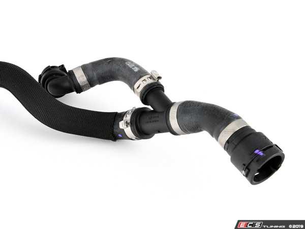 Genuine BMW - 17127623272 - Coolant Recovery Tank Hose - Reservoir to ...