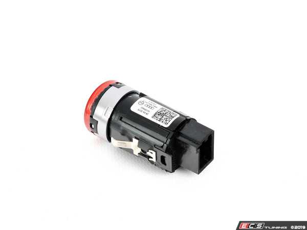 Genuine Volkswagen Audi - 8W1905217E - Start/Stop Switch - Black/Red ...