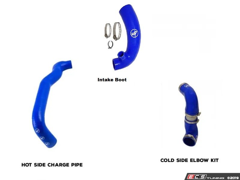 M7 Speed - 56-318303 - High Flow N18 Intake & Intercooler Hose Kit | Blue