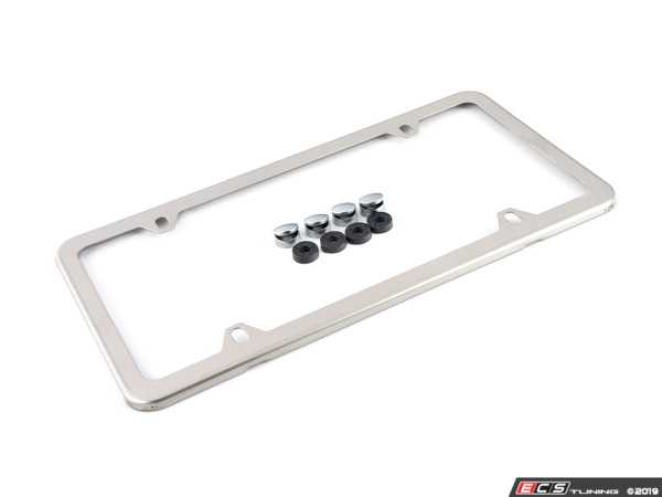 Genuine BMW - 82122456419 - BRUSHED SLIMLINE FRA - (NO LONGER AVAILABLE ...