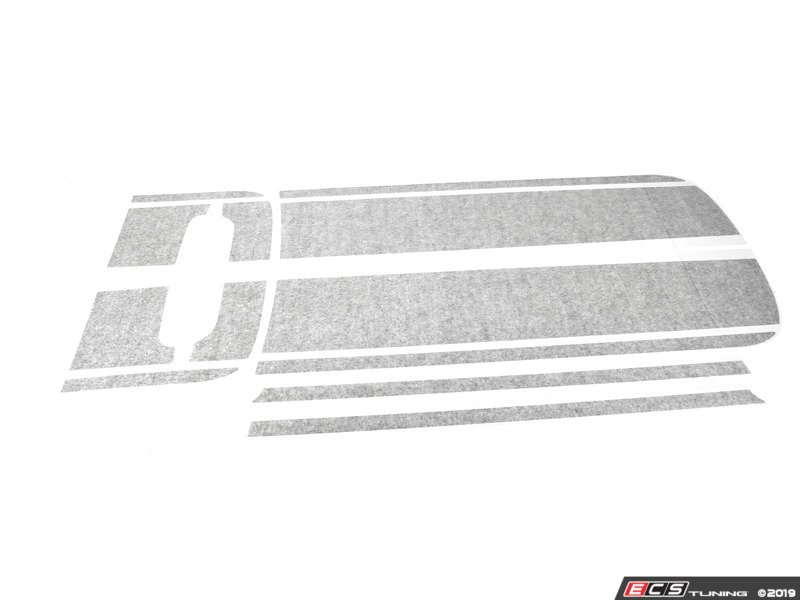 Genuine MINI - 51142413157 - Set of Sport Stripes - Black (51-14-2-413-157)