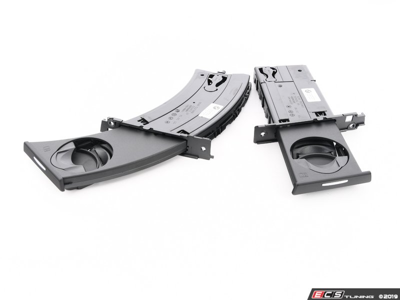Genuine BMW - 51459173463KT - Cup Holder Set - Black