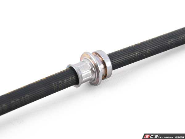 Genuine BMW - 34306887450 - Rear Brake Hose - Priced Each (34-30-6-887-450)