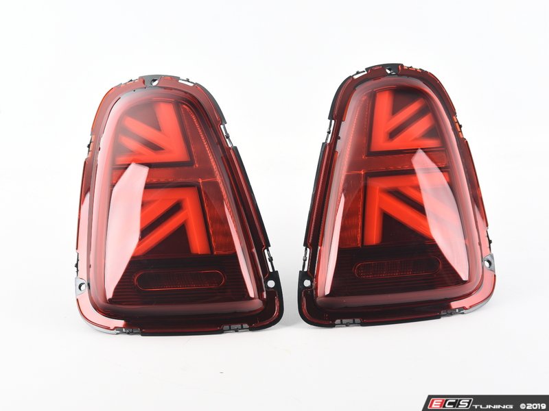 Helix - HMINI11TL-Rsd - MINI Cooper Union Jack LED Red Lens/Black/Red ...