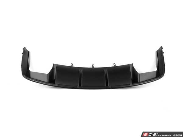 ECS - 028807ecs01KT - Audi B8.5 S4 / A4 S-Line Rear Diffuser - Gloss Black