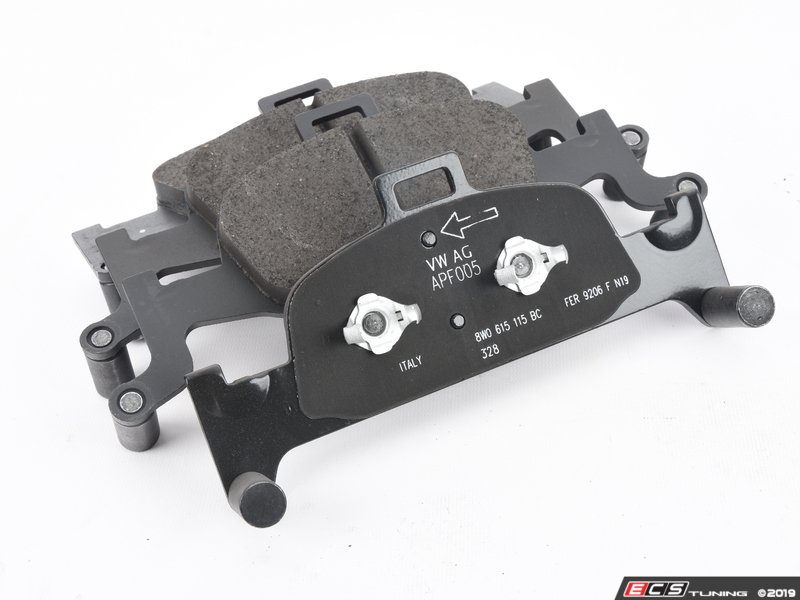 Genuine Volkswagen Audi - 8w0698151adKT - Front & Rear Brake Pad Set ...
