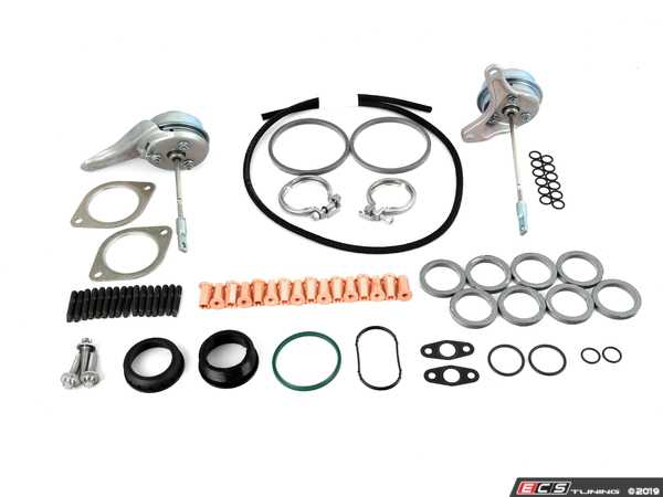 Assembled By ECS - 11657585746KT - N54 Turbocharger wastegate Kit ...
