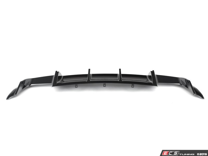 ECS - 028807ecs01KT - Audi B8.5 S4 / A4 S-Line Rear Diffuser - Gloss Black