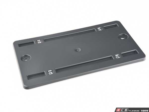 Genuine Volkswagen Audi - 80A827113A9B9 - License Plate Bracket - Rear ...