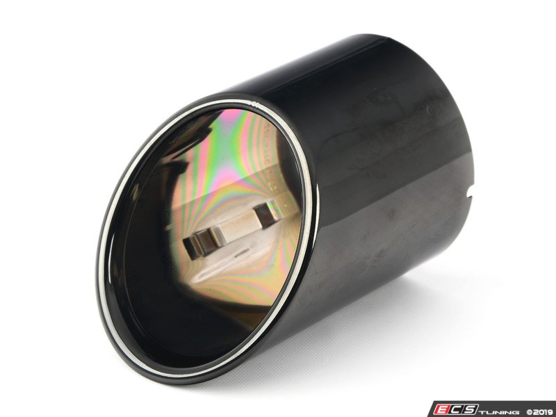 Genuine BMW - 18308058651 - Slip On Exhaust Tip - Black Chrome - Priced ...