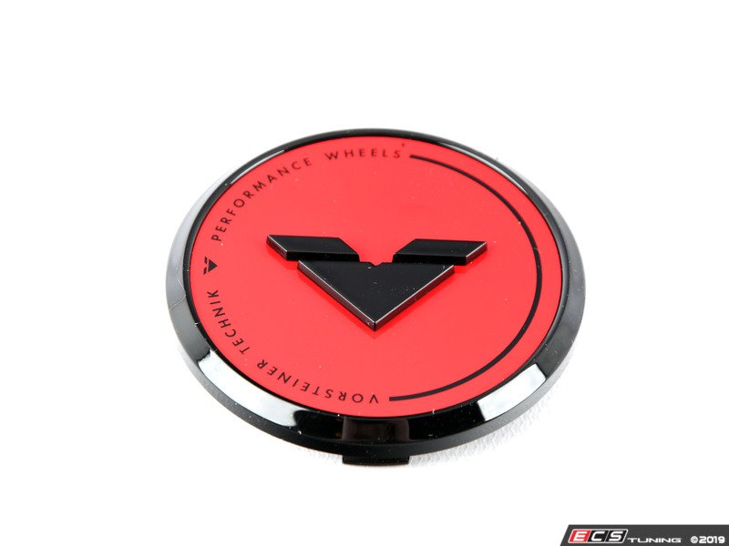 Vorsteiner - CC07RED - Red Signature Series Center Cap - Priced Each