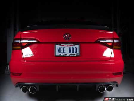 ECS - 027365ecs01KT - MK7 Jetta Quad Tip Carbon Fiber Rear Diffuser