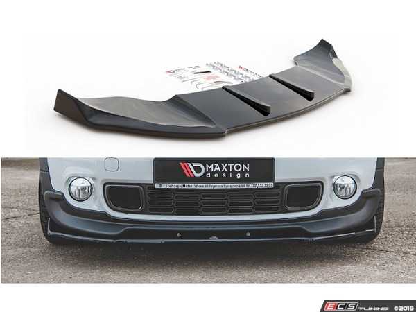Maxton Design - MCCOS1FD1C - Front Splitter MINI Countryman R60 JCW ...
