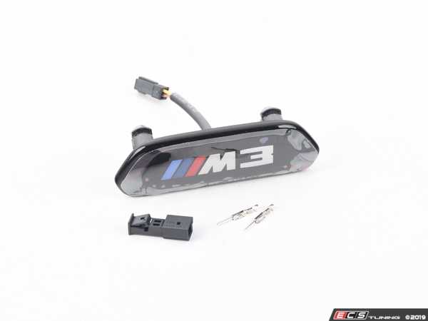 Genuine BMW - 52109503038 - F80 M3 Black Illuminated Backrest Trim ...