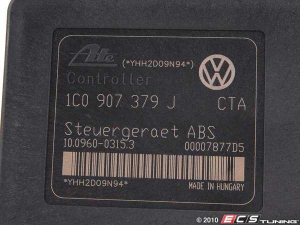Genuine Volkswagen Audi - 1C0907375L - ABS Control Unit (1C0 907 375 L)