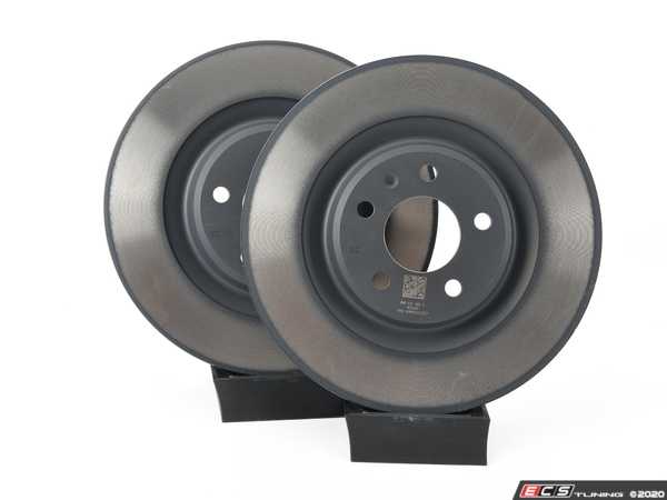 Genuine Volkswagen Audi - 8w0615601eKT - Rear Brake Rotors - Pair (330x22)