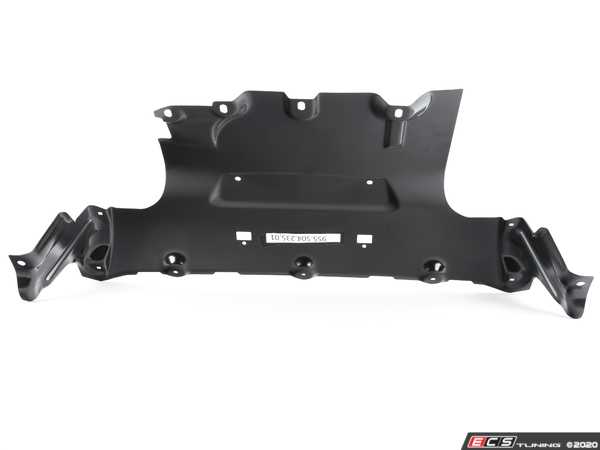 Genuine Porsche - 95550423501 - Steel Engine Belly Pan - Black