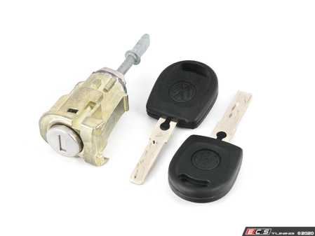 Genuine Volkswagen Audi - 1U0837167F - Lock Cylinder - With Keys (1U0 ...
