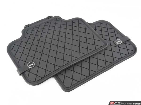 Genuine MINI - 51472447608 - Essentials Rear All Weather Rubber Factory ...