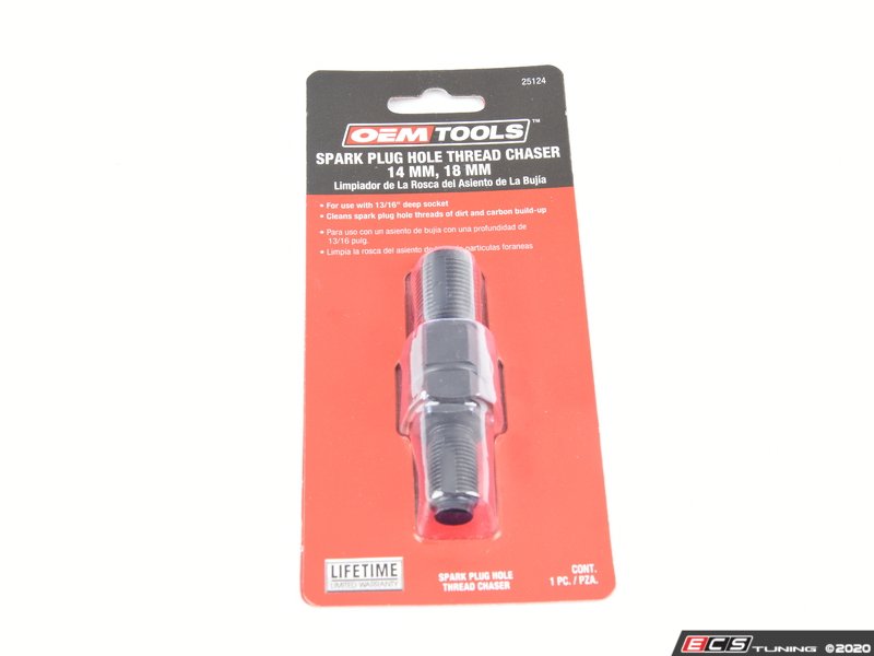 OEM Tools - OEM25124 - Metric Spark Plug Thread Chaser