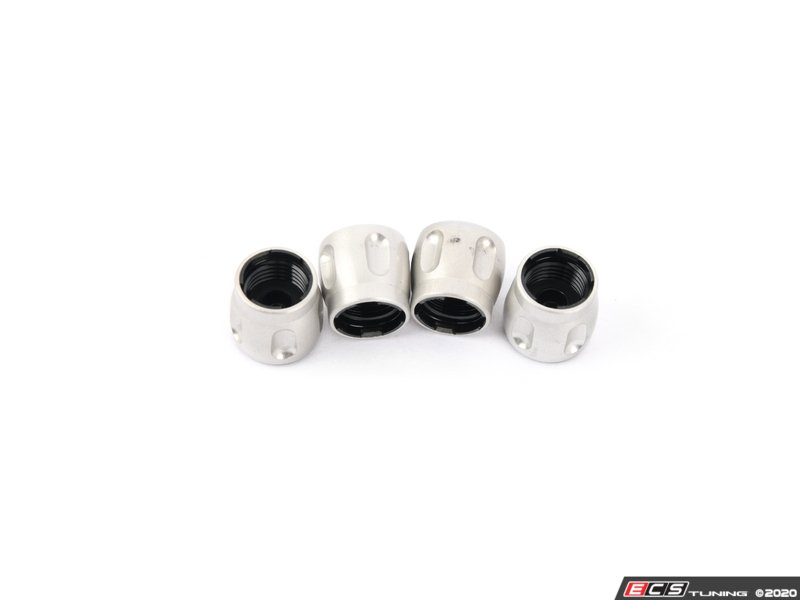 Genuine Volkswagen Audi - 80A071215 - Audi Rings Valve Stem Cap - black ...